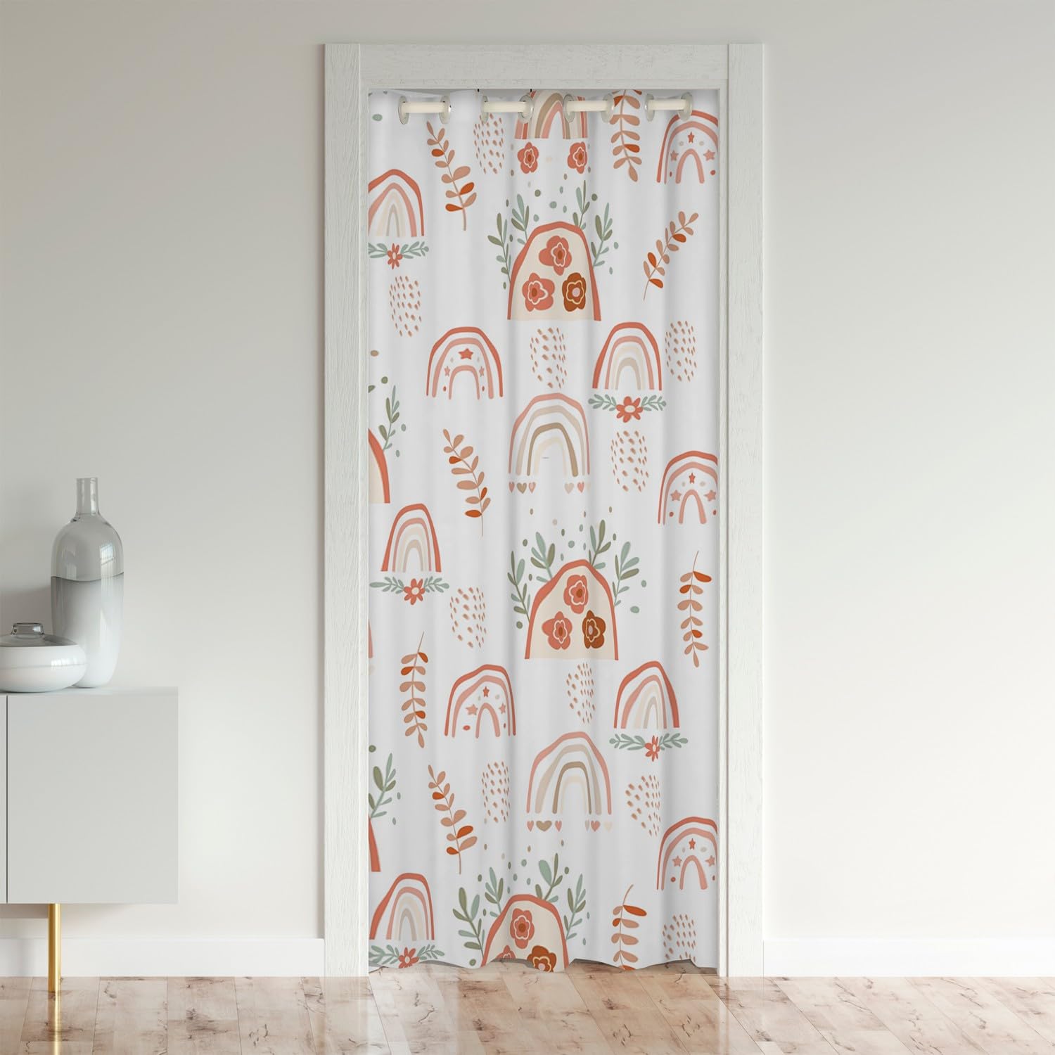 Rain Cloud Print Door Curtains Doorway Privacy Closet Curtain for ...