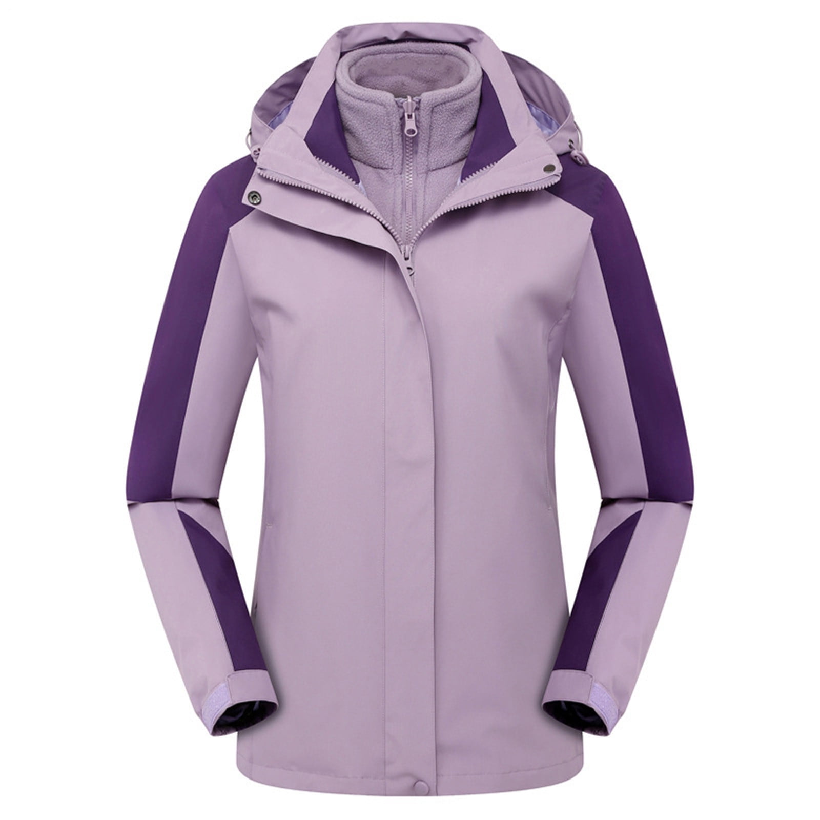 Rain Coat for Women Waterproof Lightweight Rain Jacket Long Sleeve ...