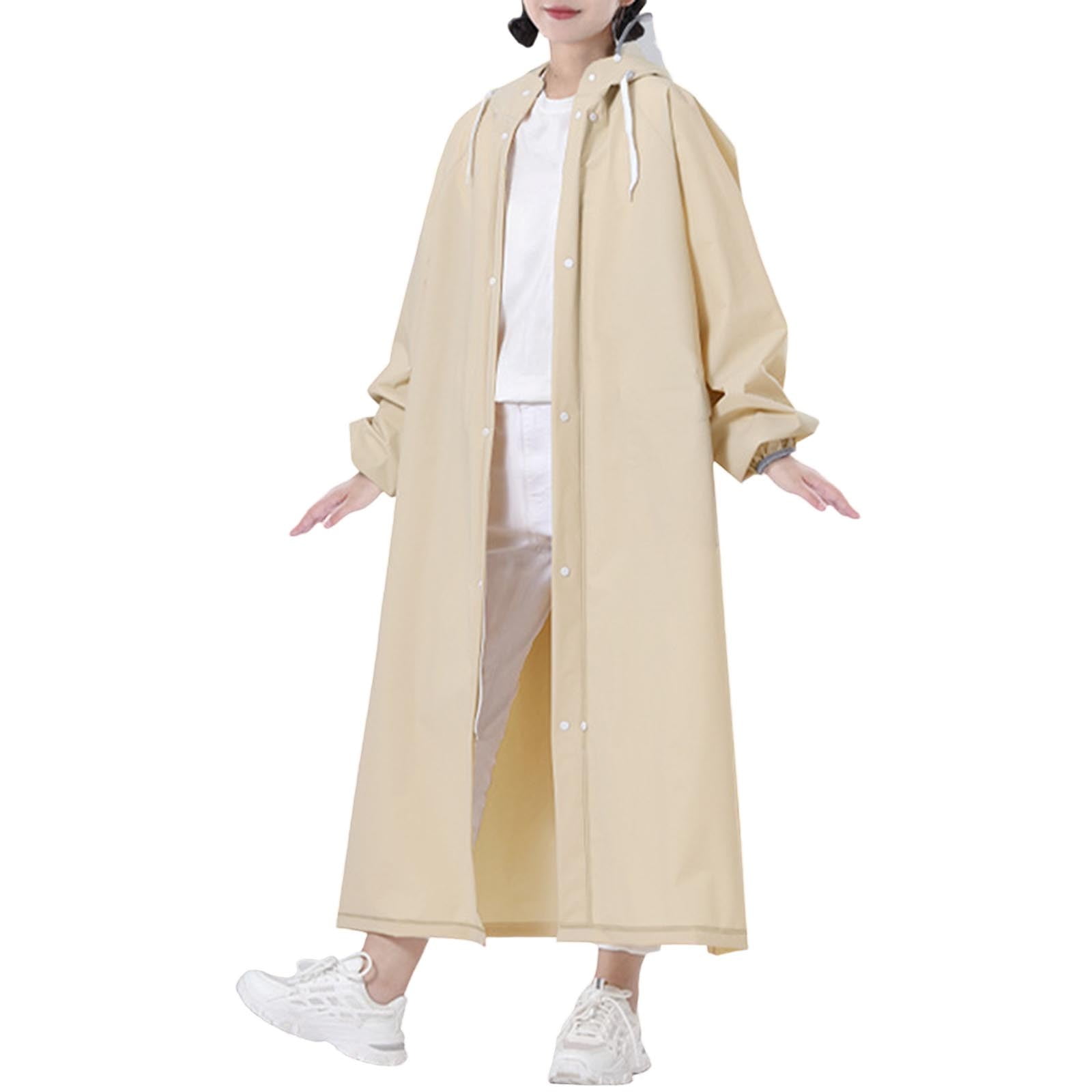 Rain Coats Adults Riding Bikes Wear Non Disposable Extended and ...