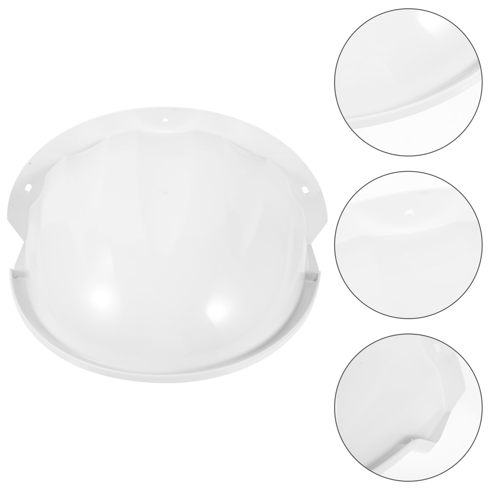 FRCOLOR White Camera Protective Plastic Cover Roof for Outdoor Use ...