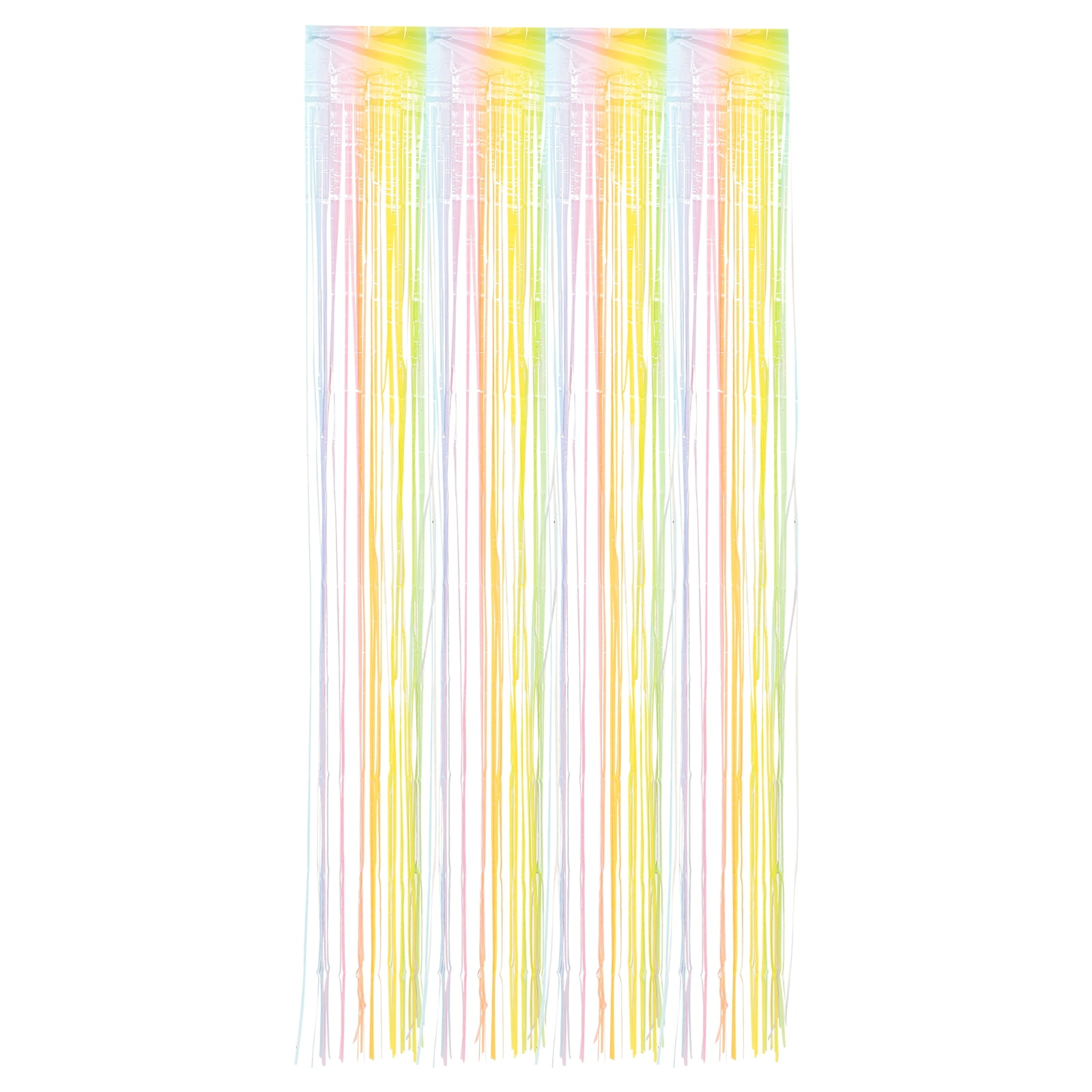 Rain Curtain Decoration Foil Birthday Party Ornament Metallic Line ...