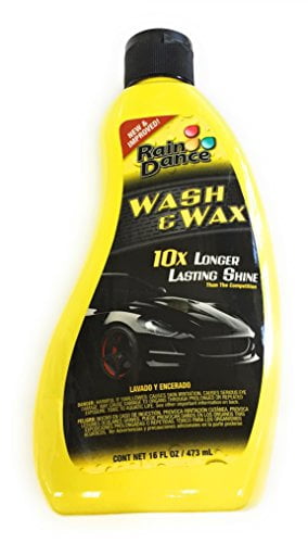 Rain Dance 16 fl oz Car Wash and Wax with Carnauba for Extra Protection ...