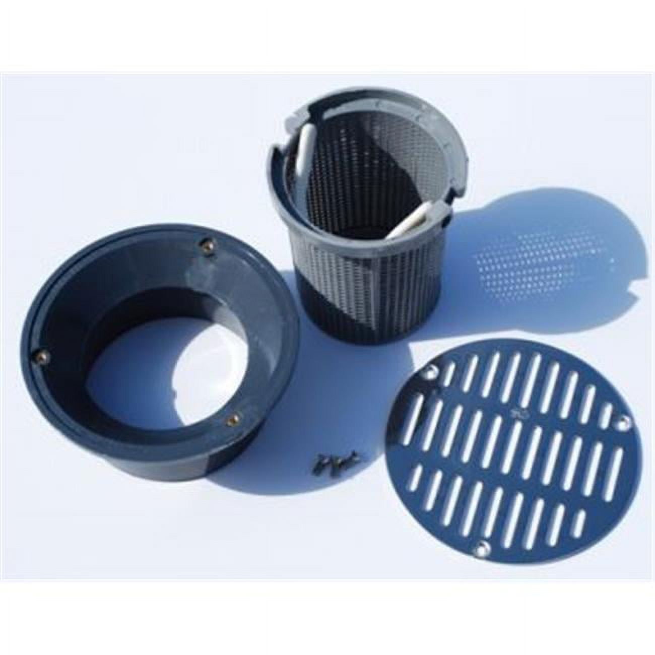 Rain Deck RD412-0 6 In. Drain Grate With Strainer Basket Splach Pad ...
