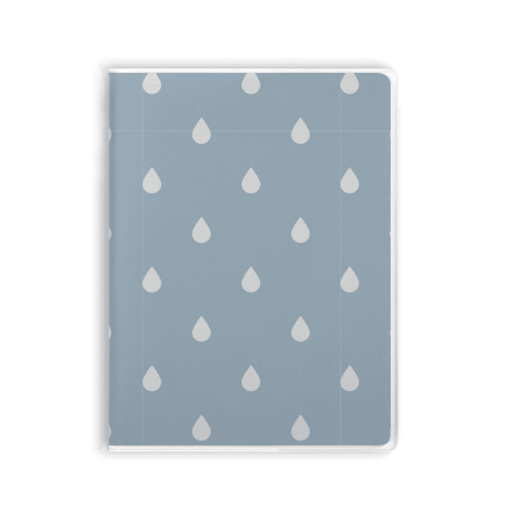 Rain Drip Weather Cloud Pattern Notebook Gum Cover Diary Soft Cover Journal - Walmart.com
