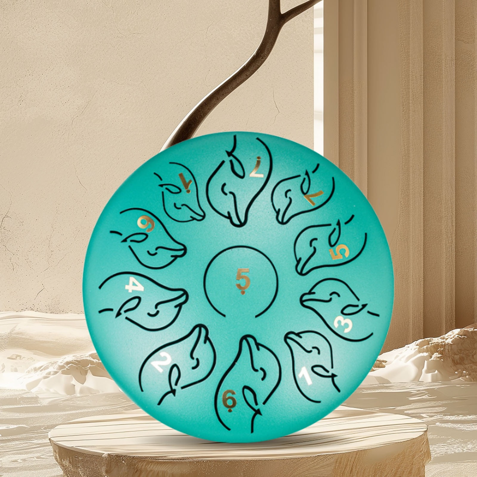 Rain Drum 6 Inch 11 Steel Tongue Drum Percussion Instrument Children's ...