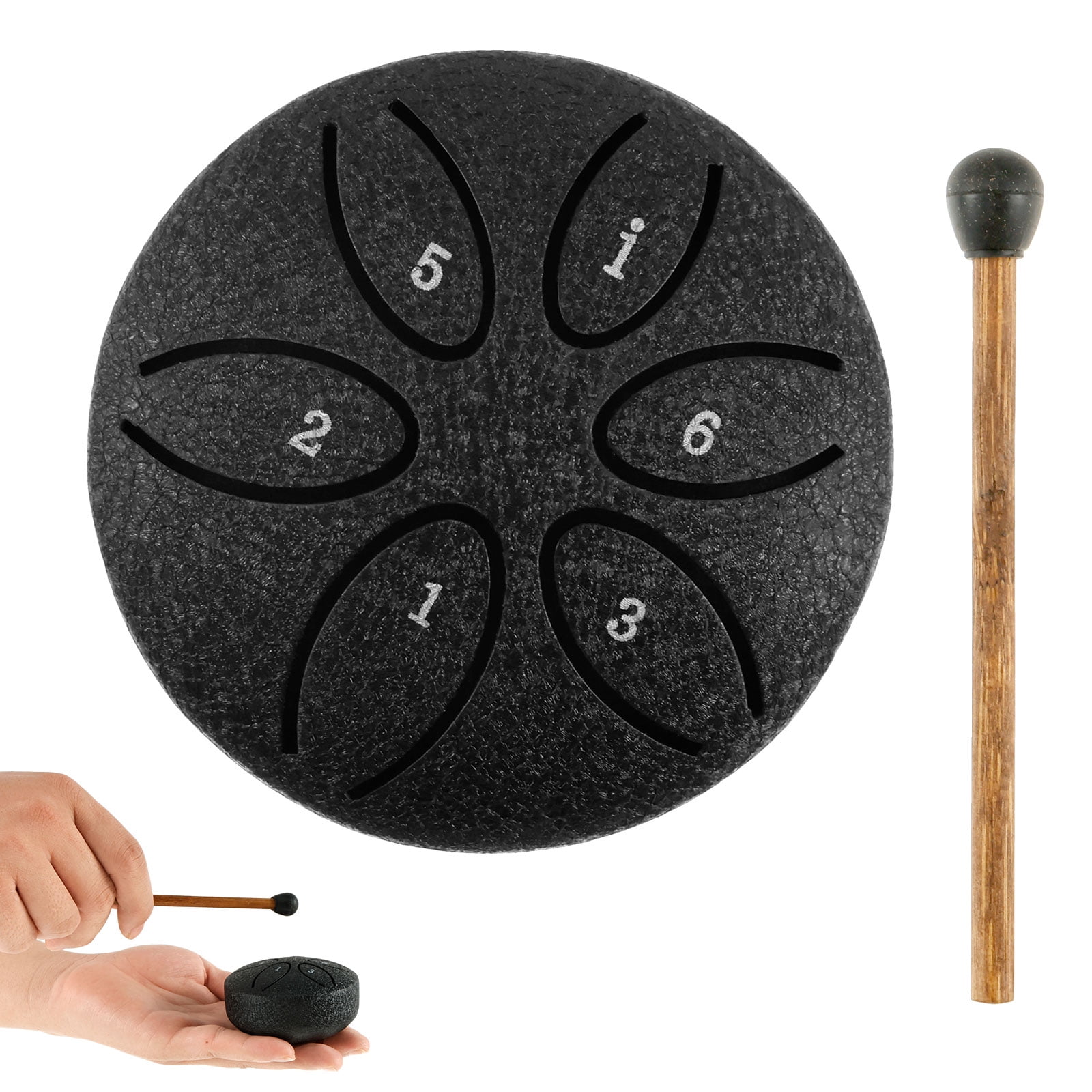 Rain Drum for Outside 3 Inch Steel Tongue Drum Rain Chime 7 Note Rain ...