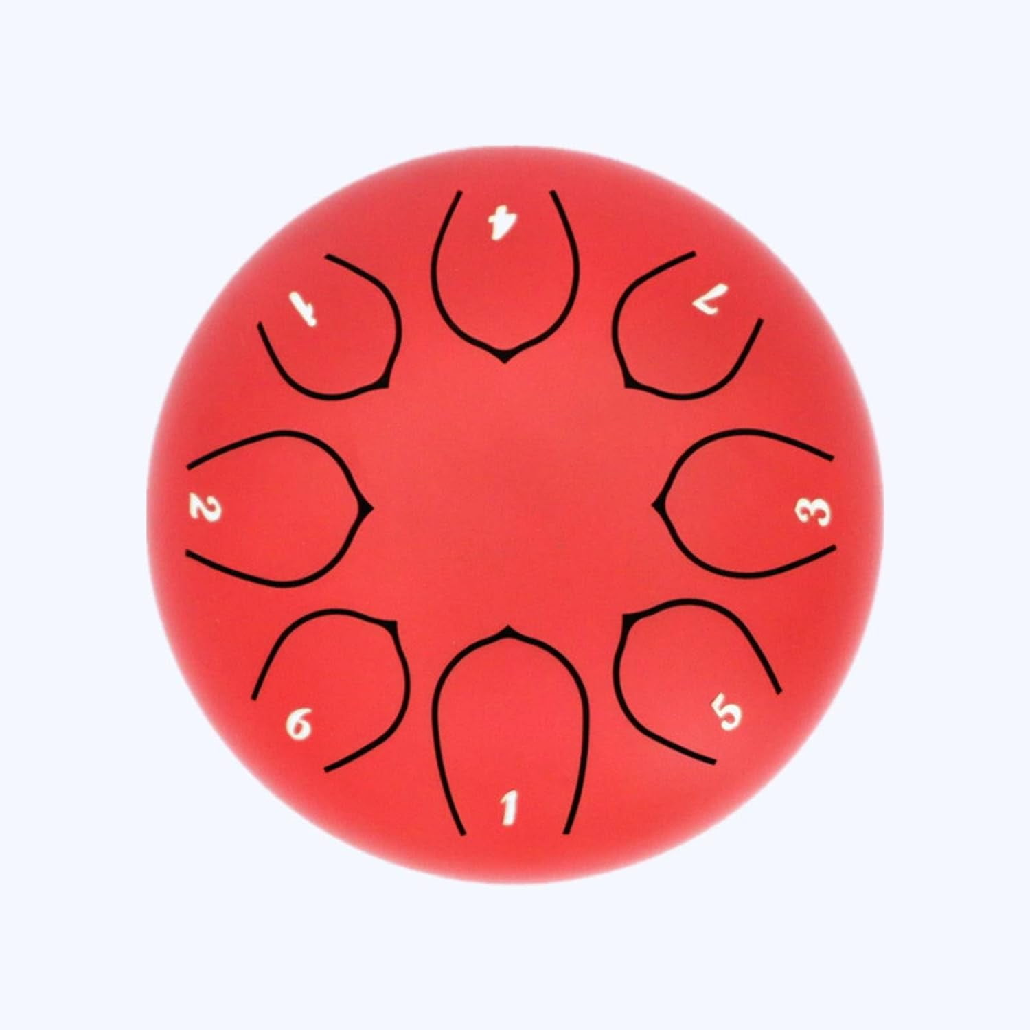 Rain Drum for Outside 8 Tone 6-Inch Chakra Rain Drum Tongue Drum Steel ...