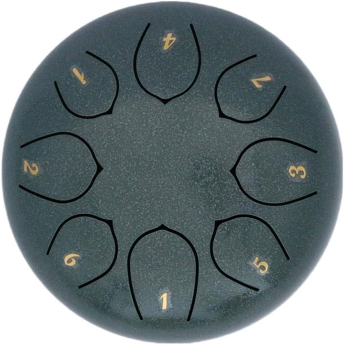Rain Drum for Outside 8 Tone 6-Inch Chakra Rain Drum Tongue Drum Steel ...