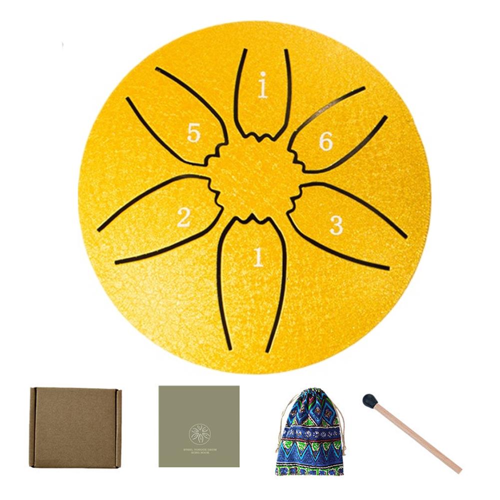Rain Drum for Outside Garden,3 6-tones mini Steel Tongue Chakra Drums ...