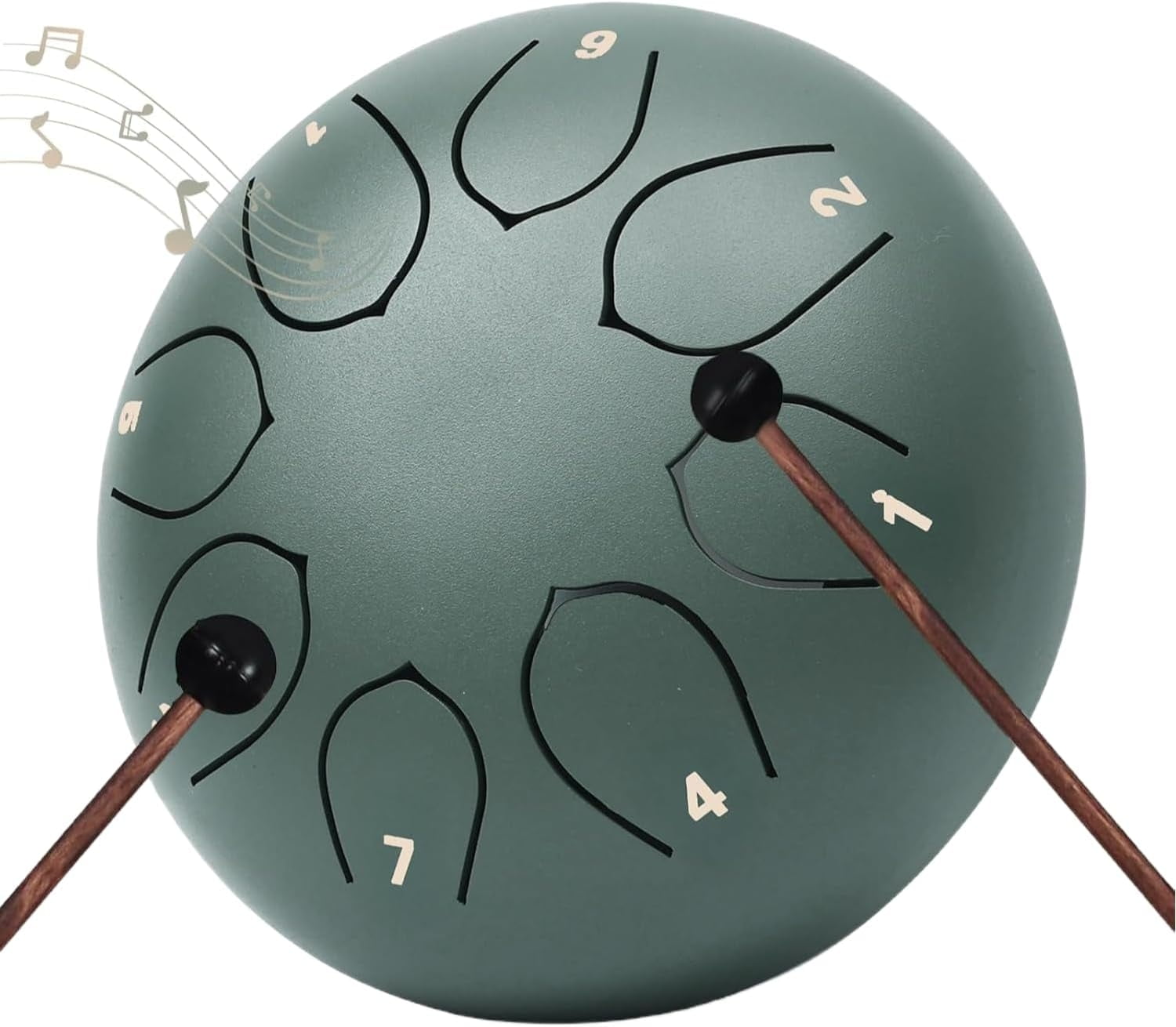 Rain Drum for Outside Garden, 6 Inches 8 Notes Steel Tongue Chakra ...