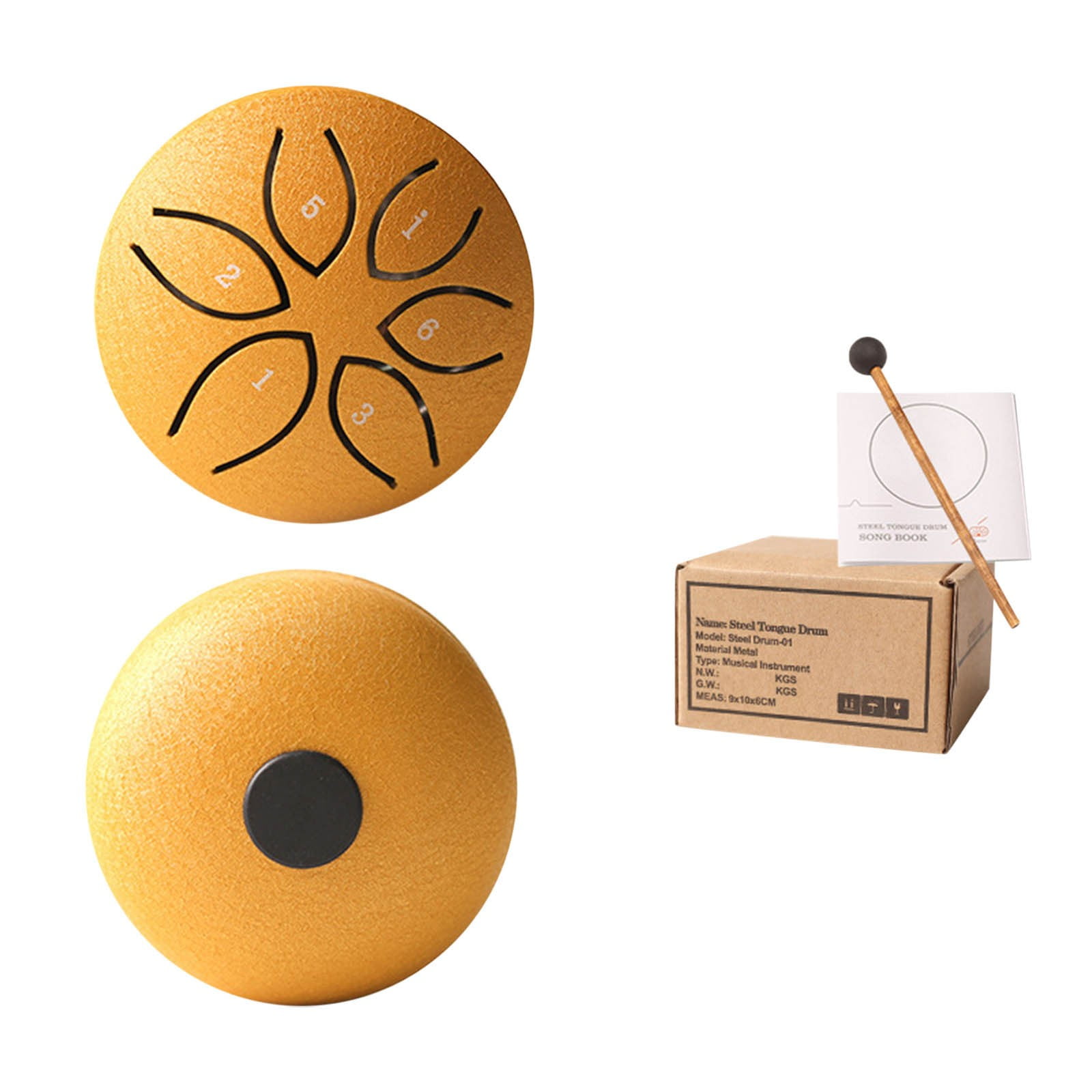 Rain Drum for Outside Garden, New Steel Tongue Drum Rain Chime ...