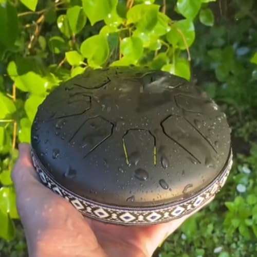 Rain Drum for Outside, Steel Tongue Drum Rain Chime, Rain Drum for ...