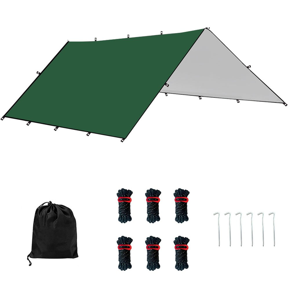 Rain Fly Camping Tarp Waterproof Backpacking Rain Tarp Shelter for ...