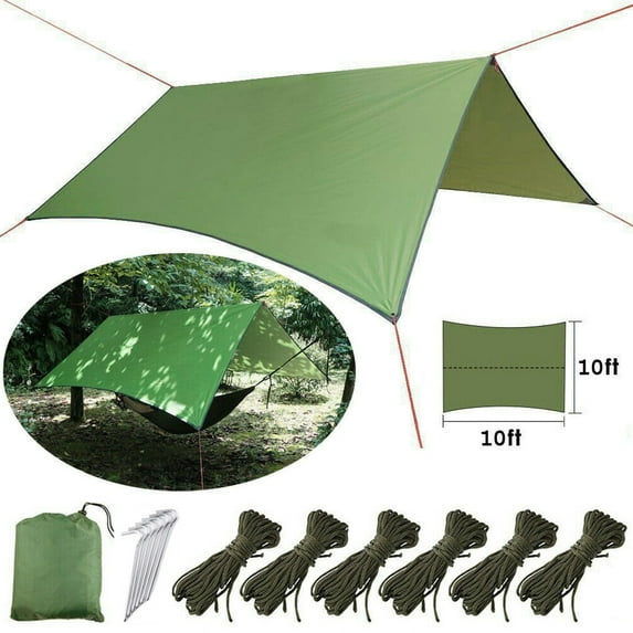 Rain Fly Tarp Camping Tent Footprint Ground Cloth Backpacking Tarp ...
