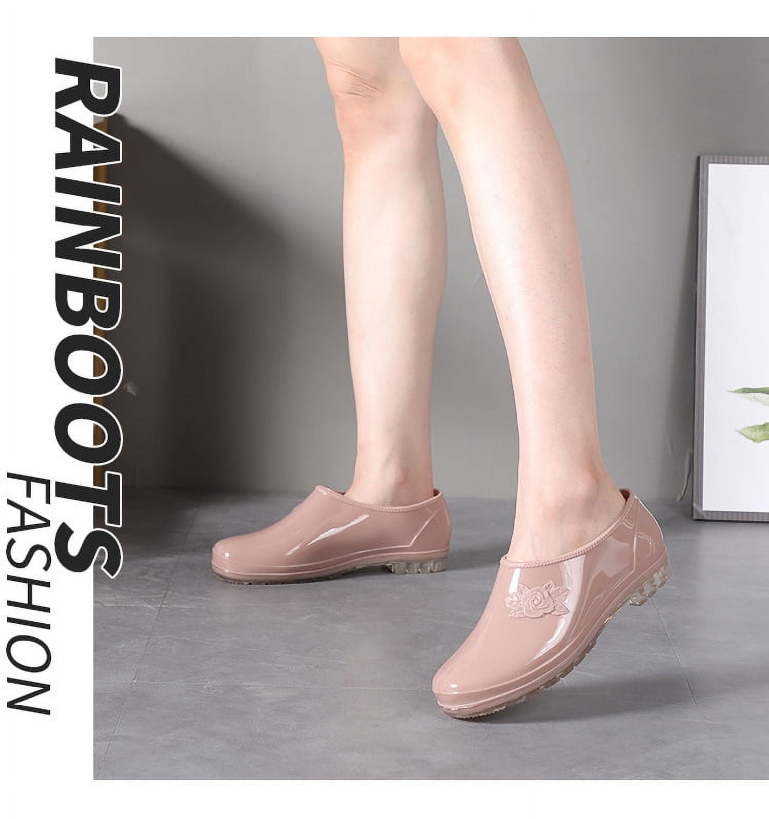 Rain Footwear, Women's Rain Boots Summer Waterproof Rain Shoes ...