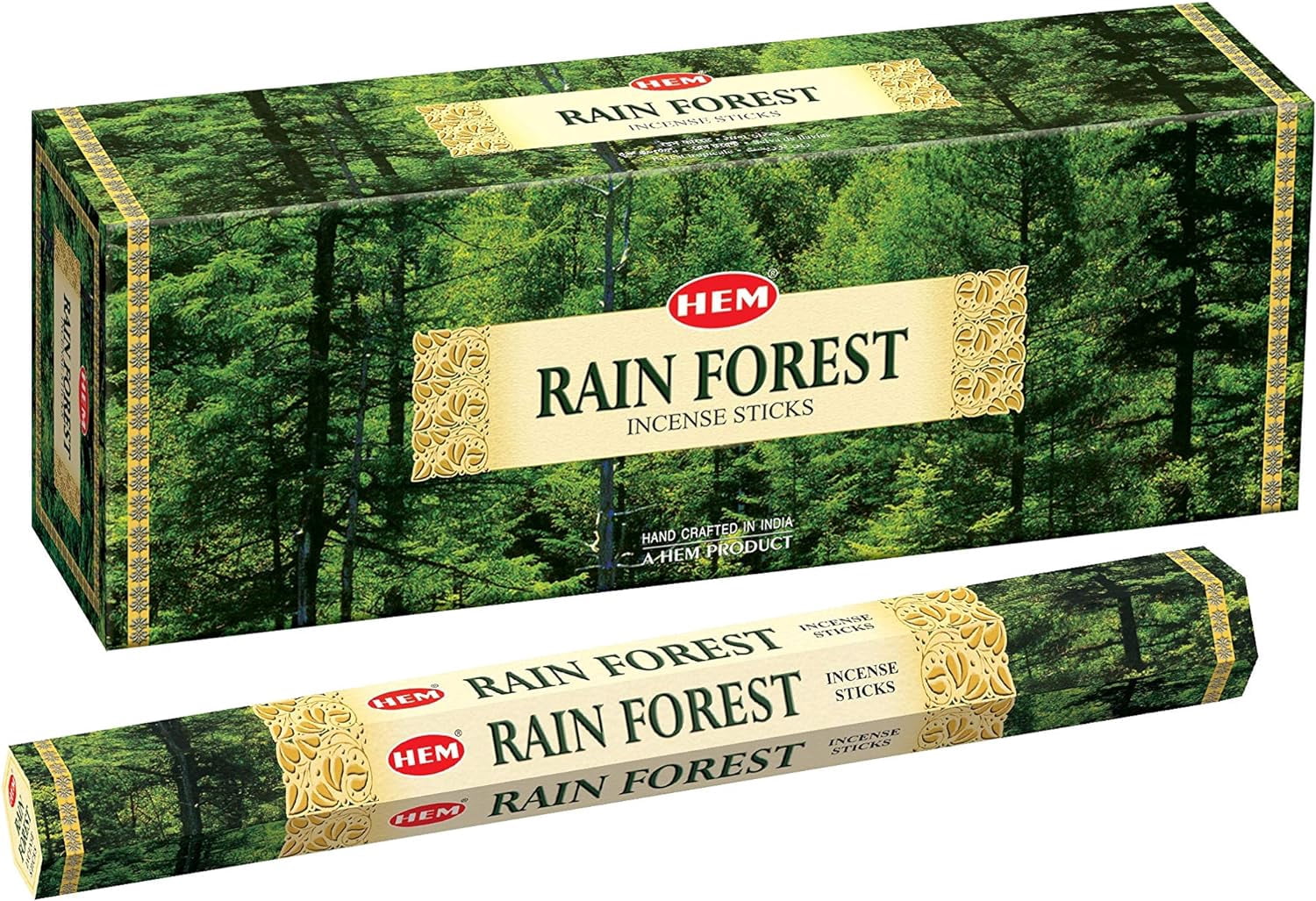 Rain Forest Incense Sticks - (120 Sticks, 6 Boxes Inside) - 9 Inches ...