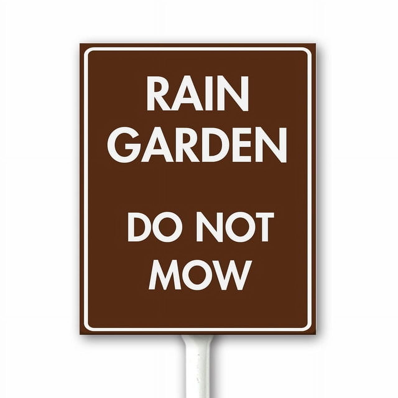 Rain Garden Do Not Mow Sign Native Plant Yard Sign Pollinator Welcome ...