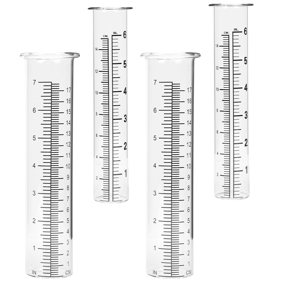 Rain Gauge Fall Tube Glass Measuring Cup Rainfall Test Replacement ...