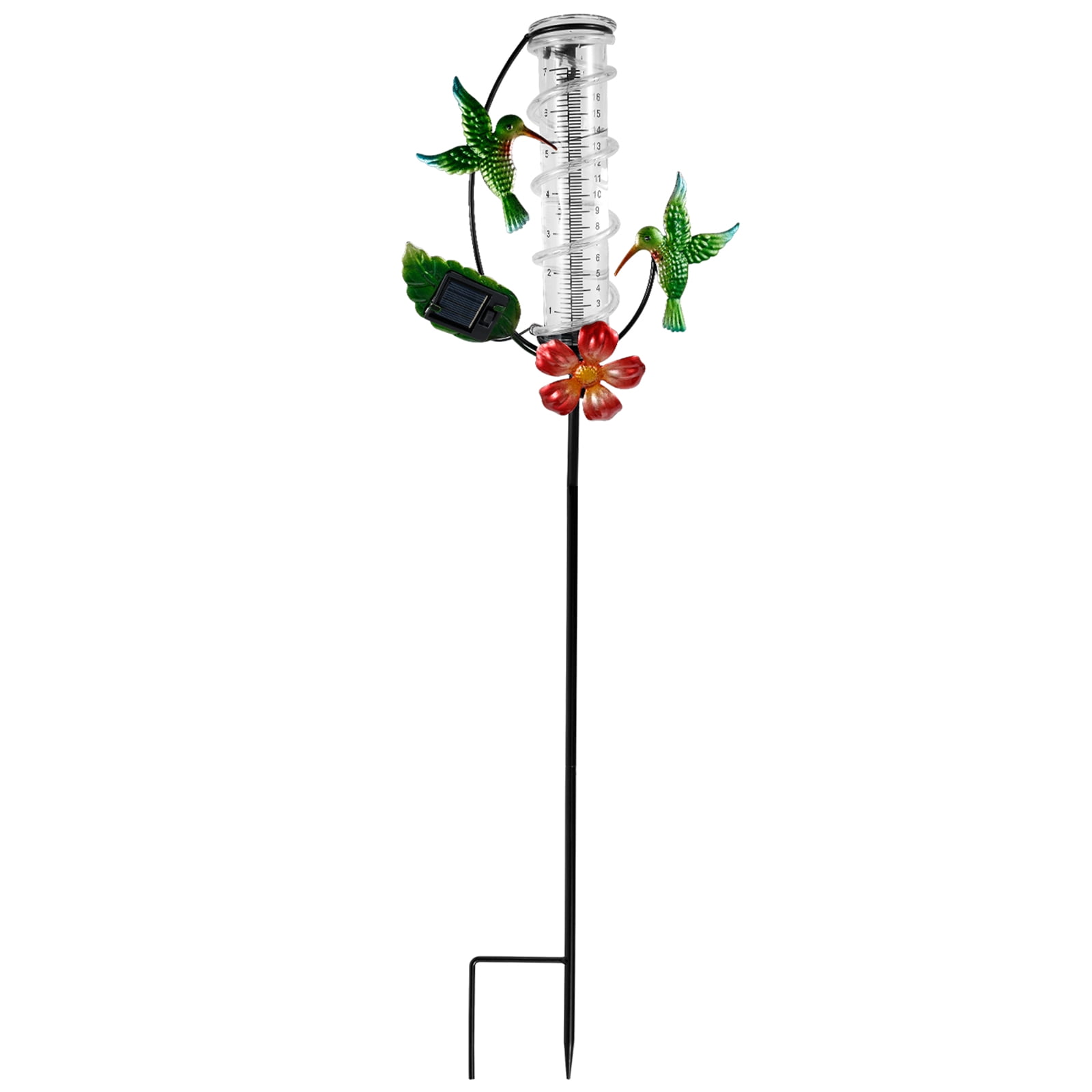 Rain Gauge Outdoor Sturdy Metal Hummingbird Rain Gauges Easy to Install ...