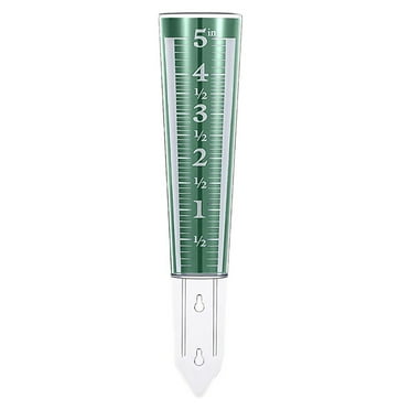 Huhudde Rain Gauge Plastic Clear Rain Water Meter Measuring Device For ...