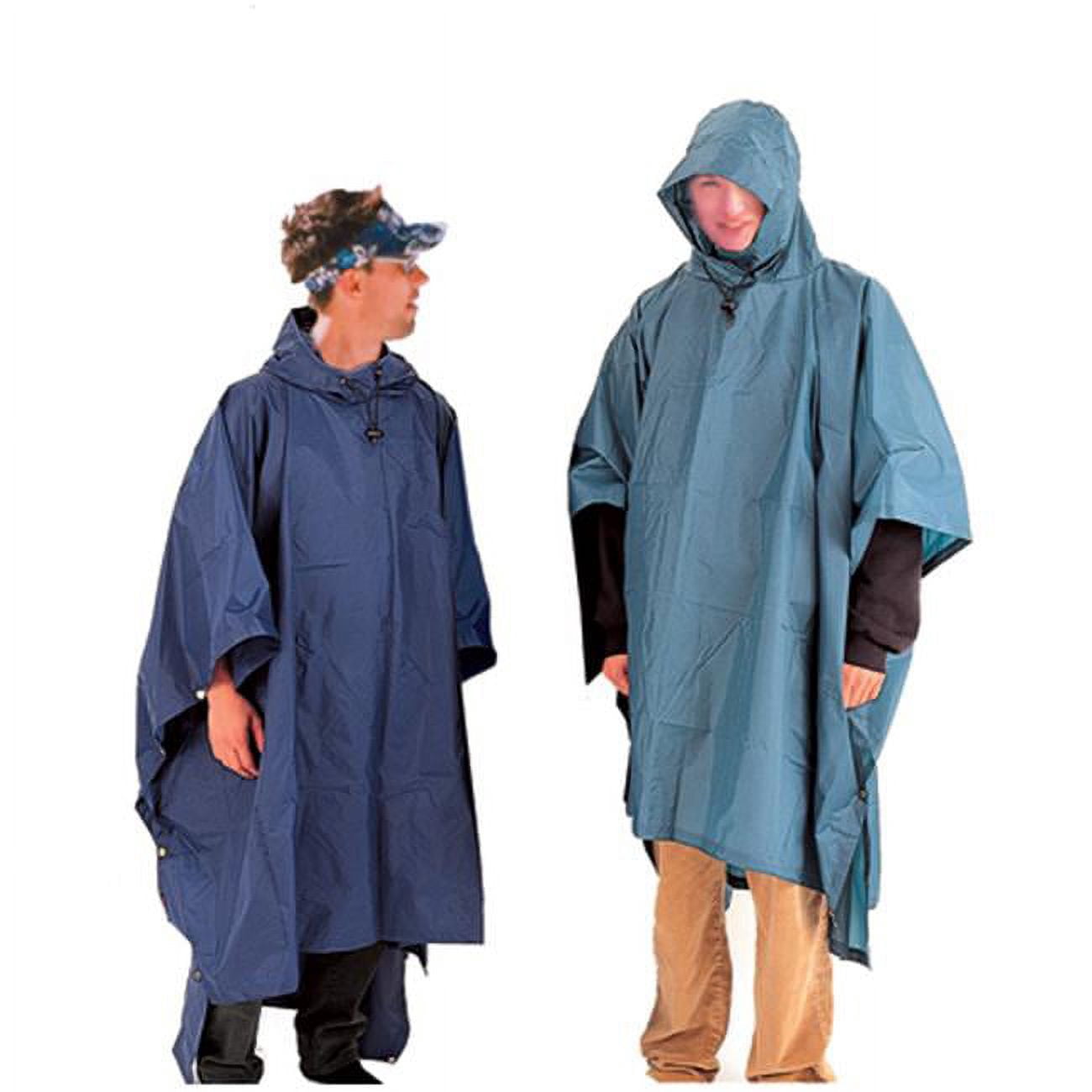Rain Gear Backpacker Poncho - Navy - Walmart.com