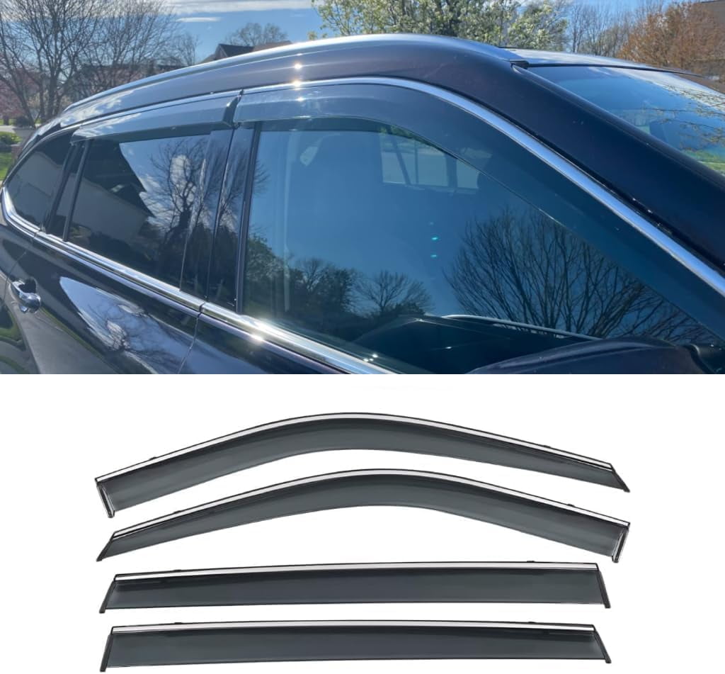 Rain Guard Window Visor Compatible with 2023 2024 Toyota bz4x Subaru ...