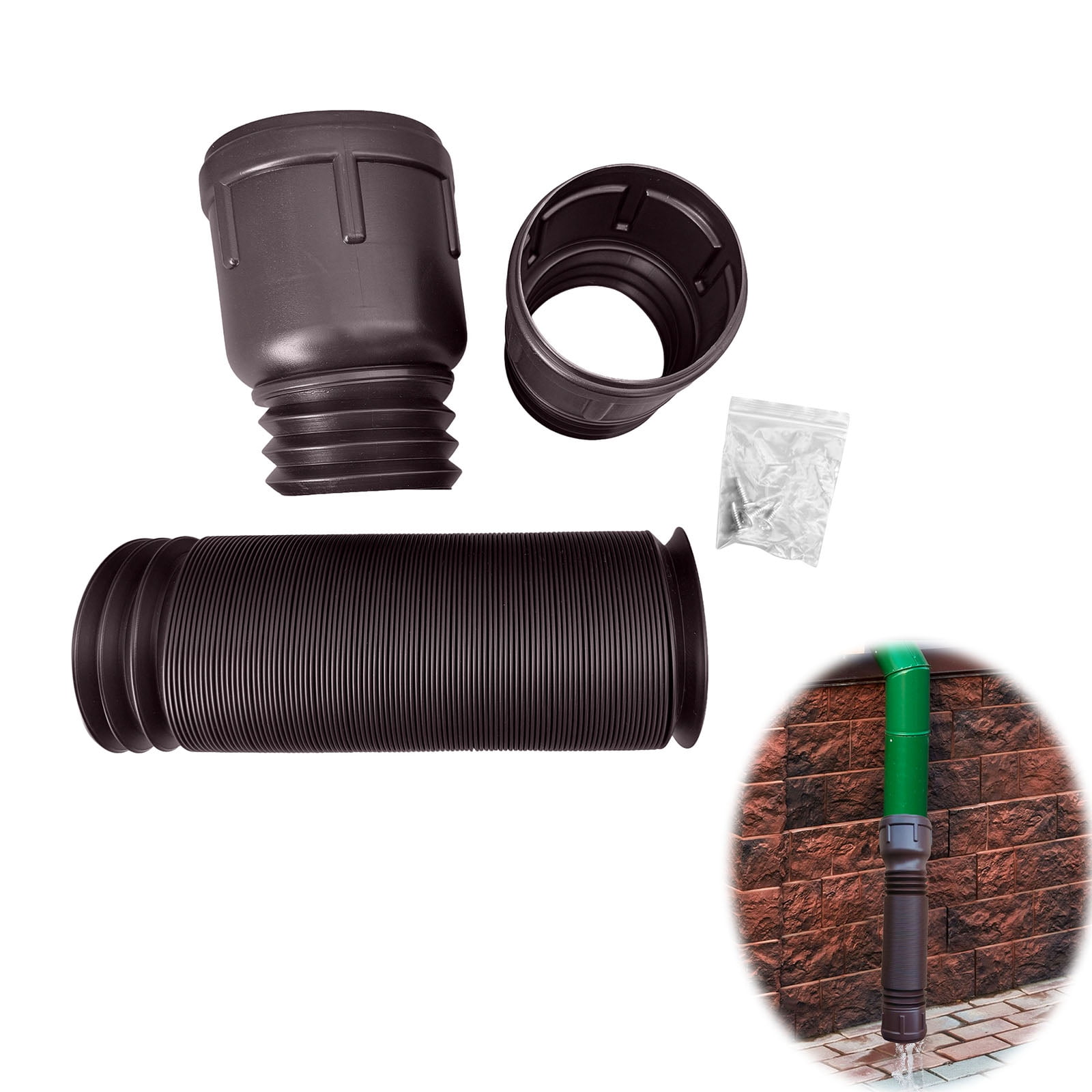 Rain Gutter Downspout Extensions, Downspout Extender for Rainwater ...