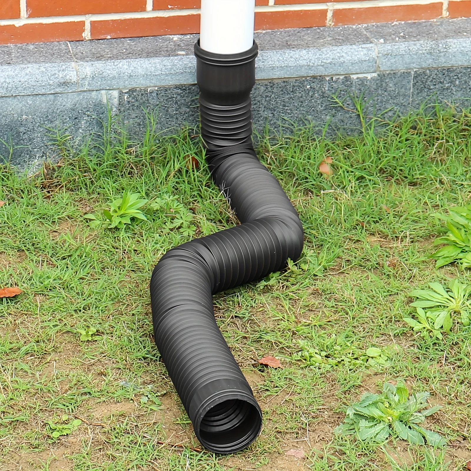 Rain Gutter Downspout Extensions Flexible Drain Downspout Drain ...