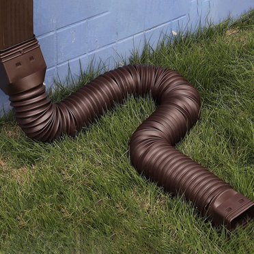 Amerimax Flex-a-Spout Downspout Extension, Black - Walmart.com