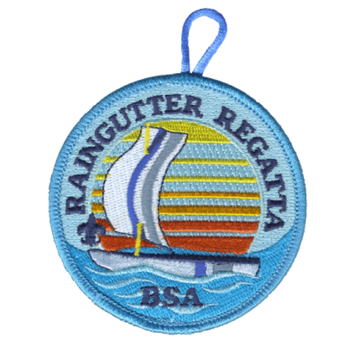 Rain Gutter Regatta Activity Embroidered Patch Sail Design - ClassB ...