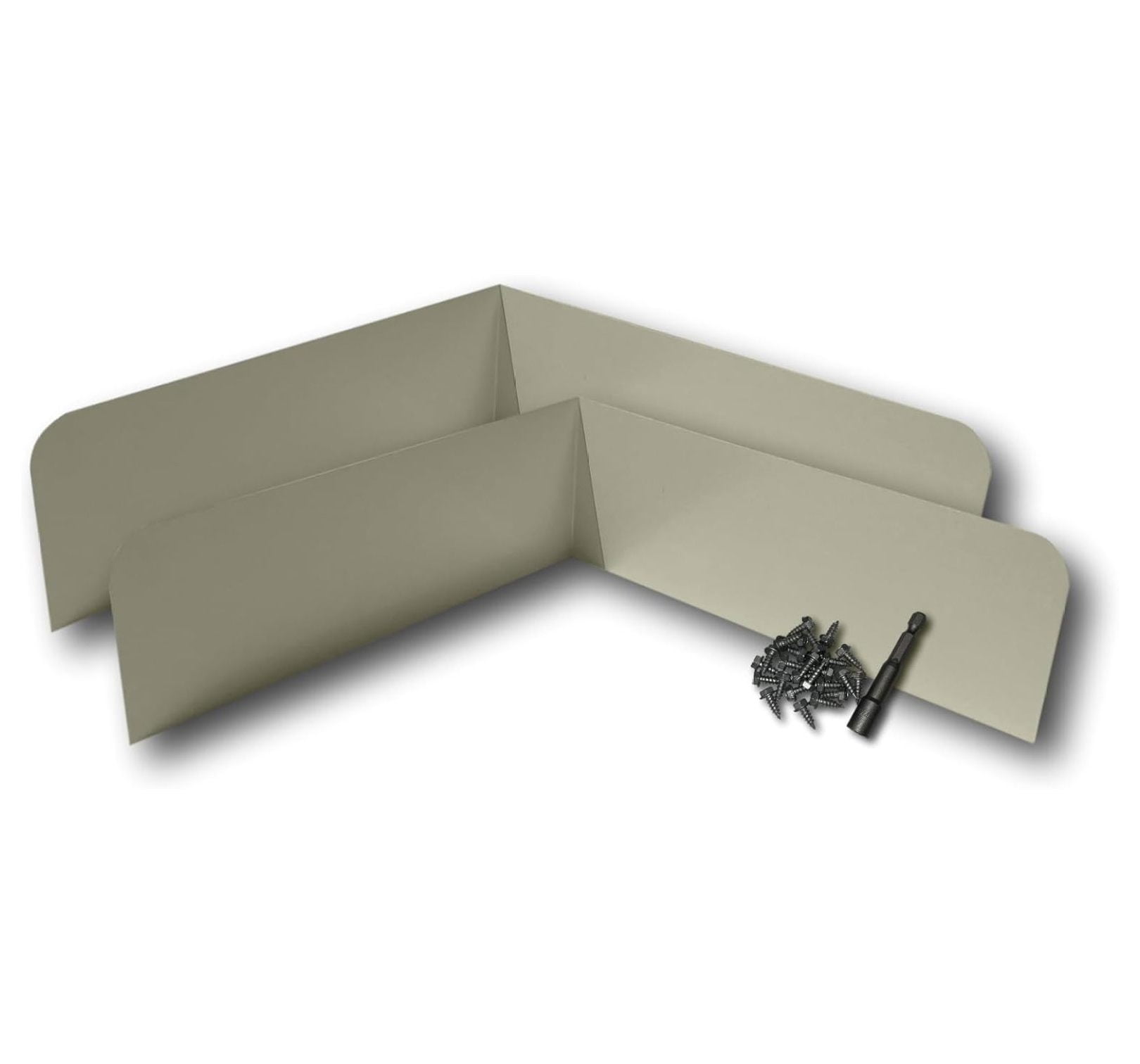 Rain Gutter Valley Guards, Straight or Bent (2 Per Order) Includes ...