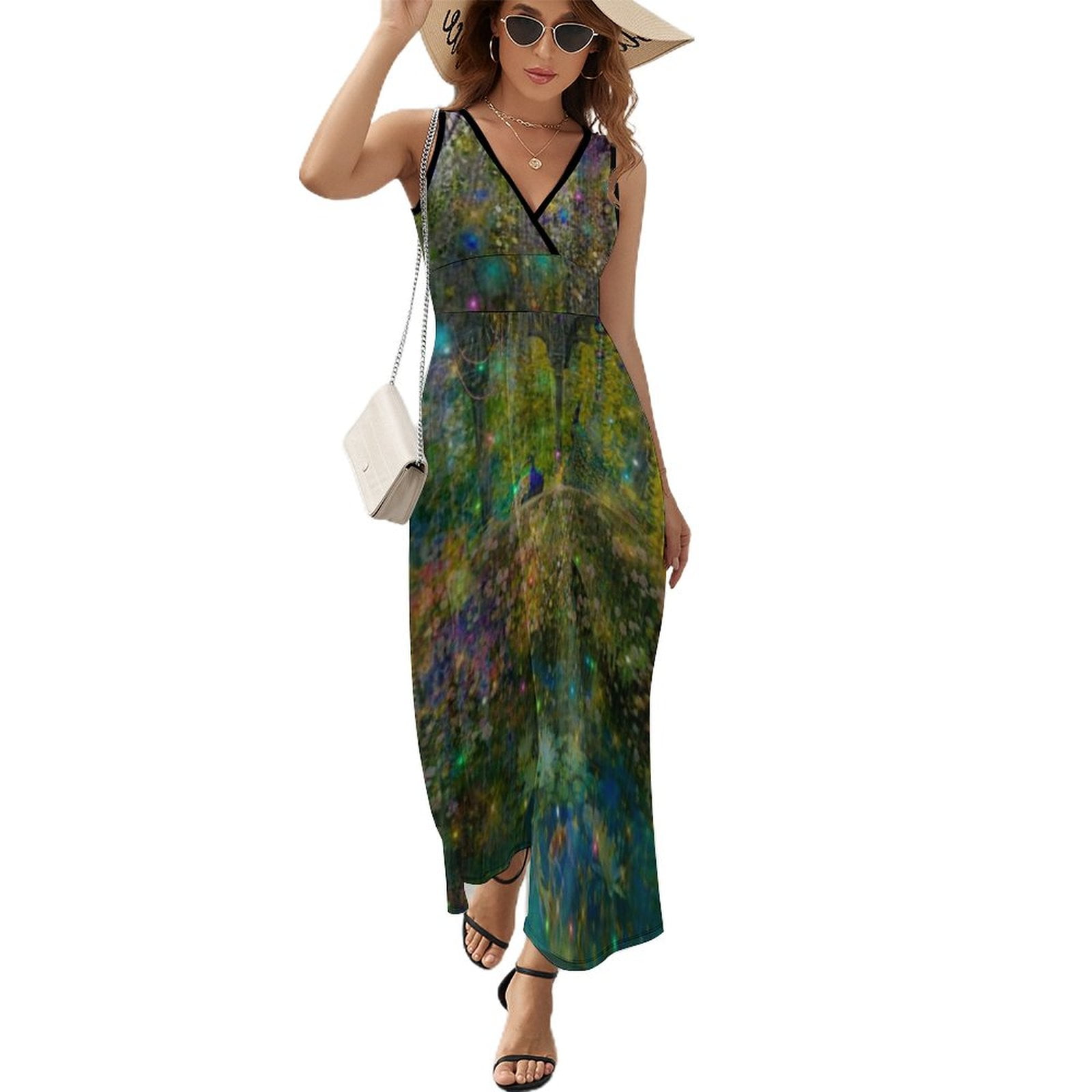 Rain In The Hanging Gardens Sleeveless Dress luxury dresses women's ...