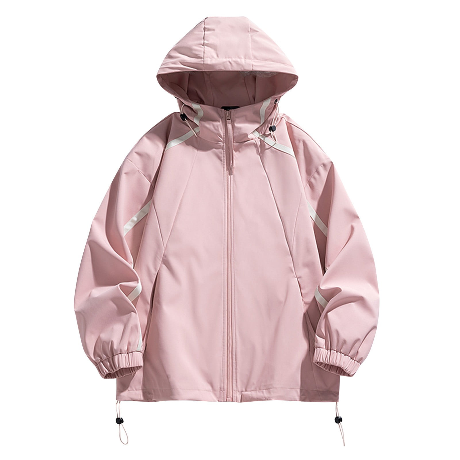 Rain Jacket Waterproof with Hood Long Sleeve Raincoat for Men Packable ...