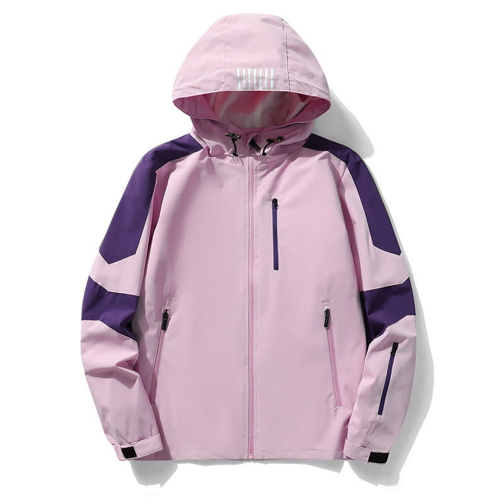 Rain Jacket Women Windproof Waterproof Trench Coat Spring Fall ...