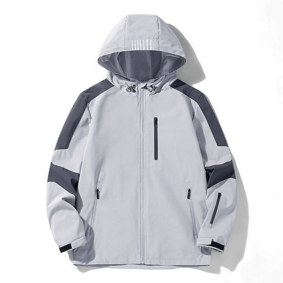 Rain Jacket Women Windproof Waterproof Trench Coat Spring Fall ...