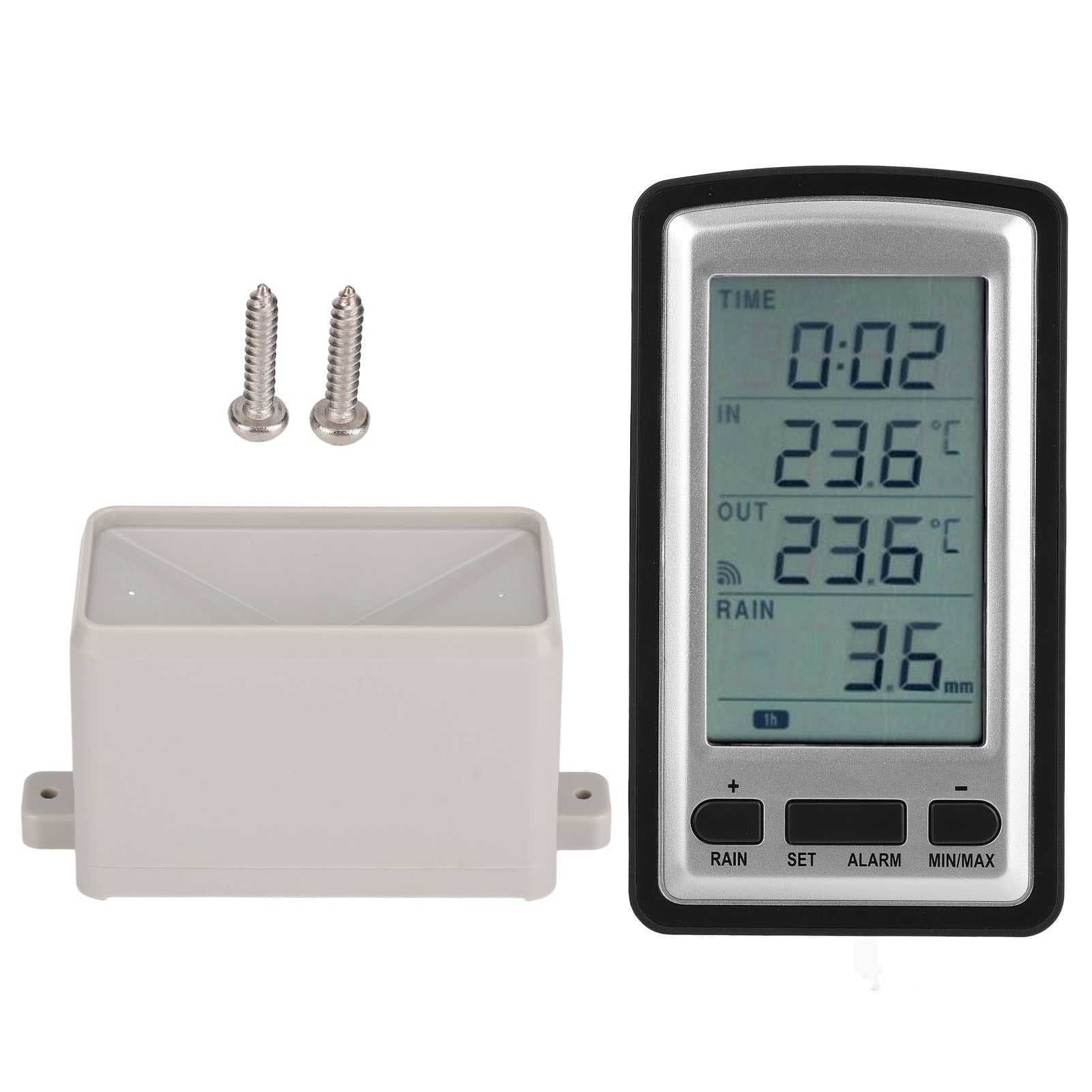 Rain Meter,Gauge,Temperature Recorder - Walmart.com