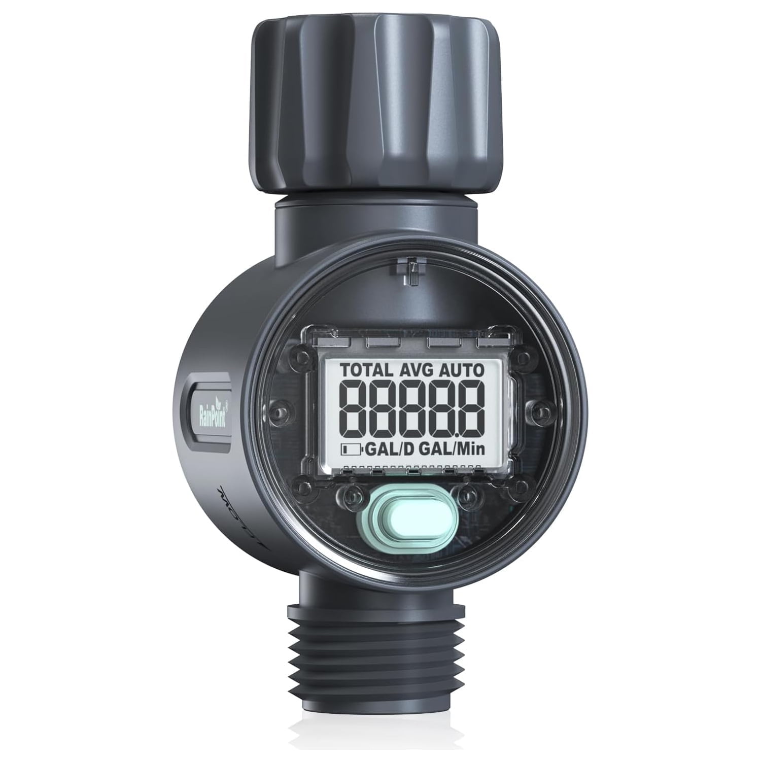 RainPoint Digital Hose Flow Meter for Outdoor Garden Watering, Lawn ...