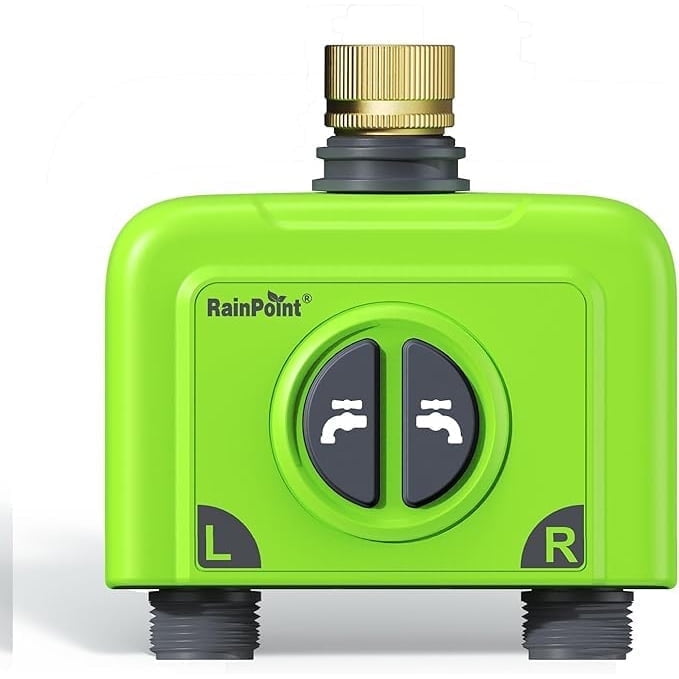 Rain Point WiFi Water Timer, 2 Zone WiFi Hose Timer Sprinkler ...