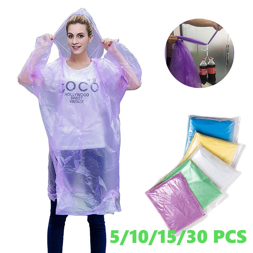 Rain Poncho Adult Waterproof | Rain Coats for Women & Men Disposable ...