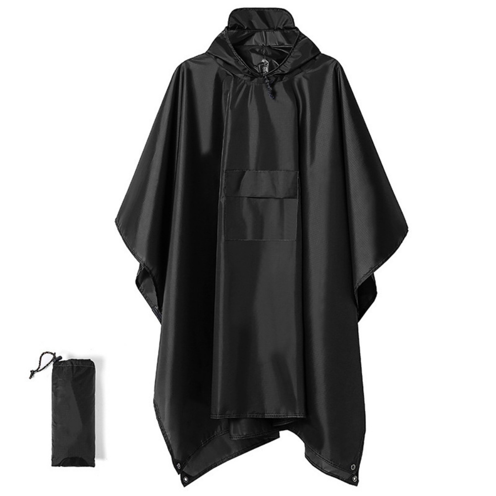 Rain Poncho Adults Men Waterproof with Hood Lightweight Rain Jacket ...