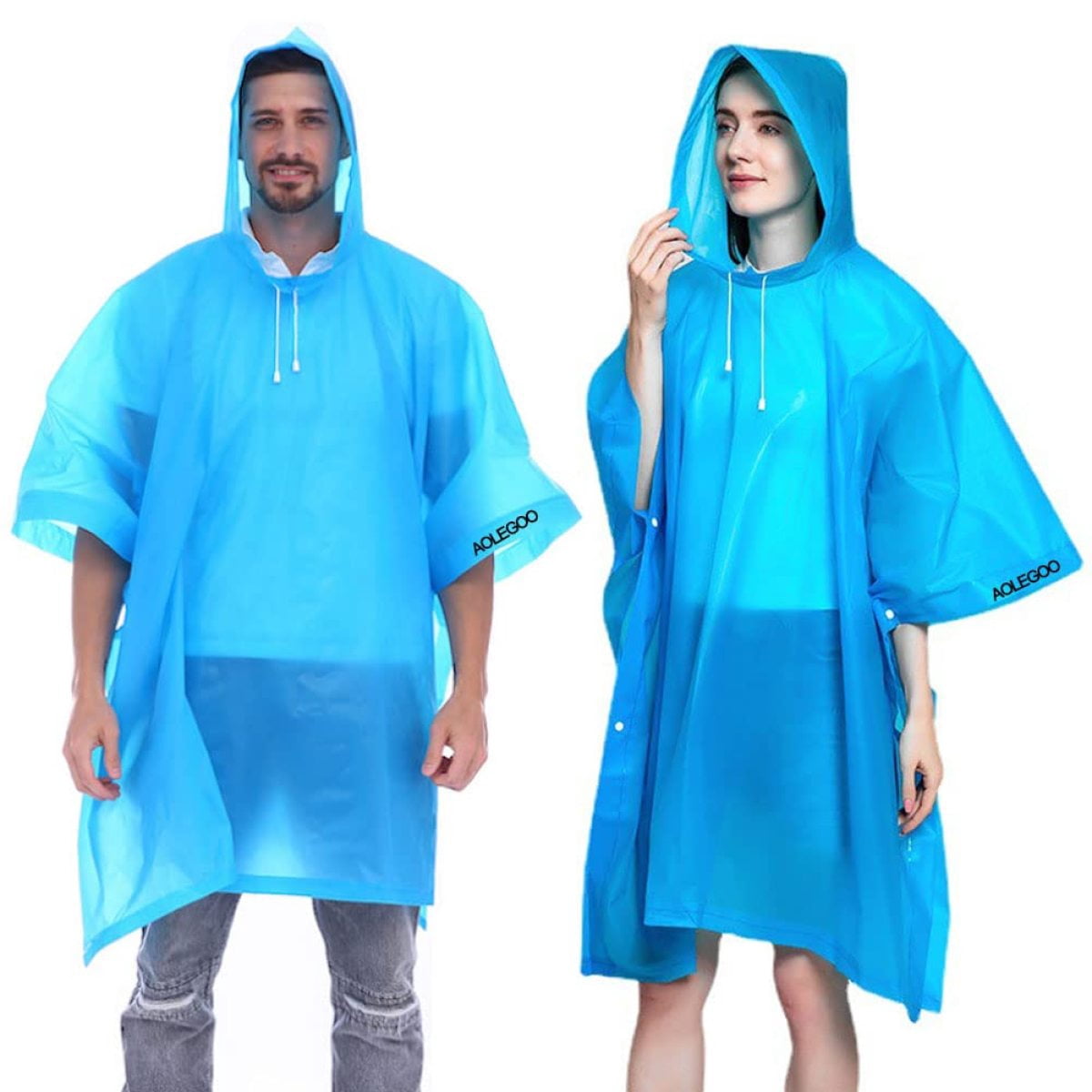 Rain Poncho, EVA Reusable Portable Unisex Rain Cape for Survive ...