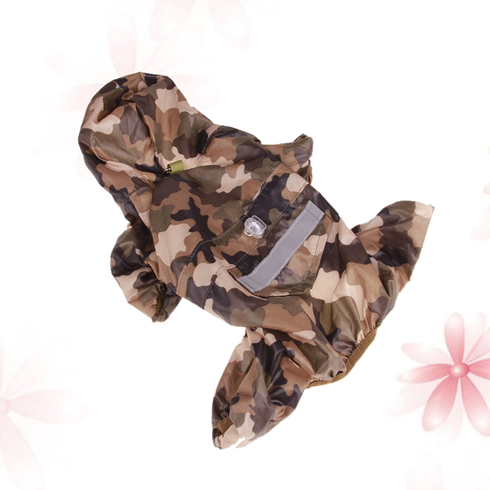 Rain Poncho Pet Rain Jacket Pet Rain Coat Reflective Dog Raincoat Puppy ...