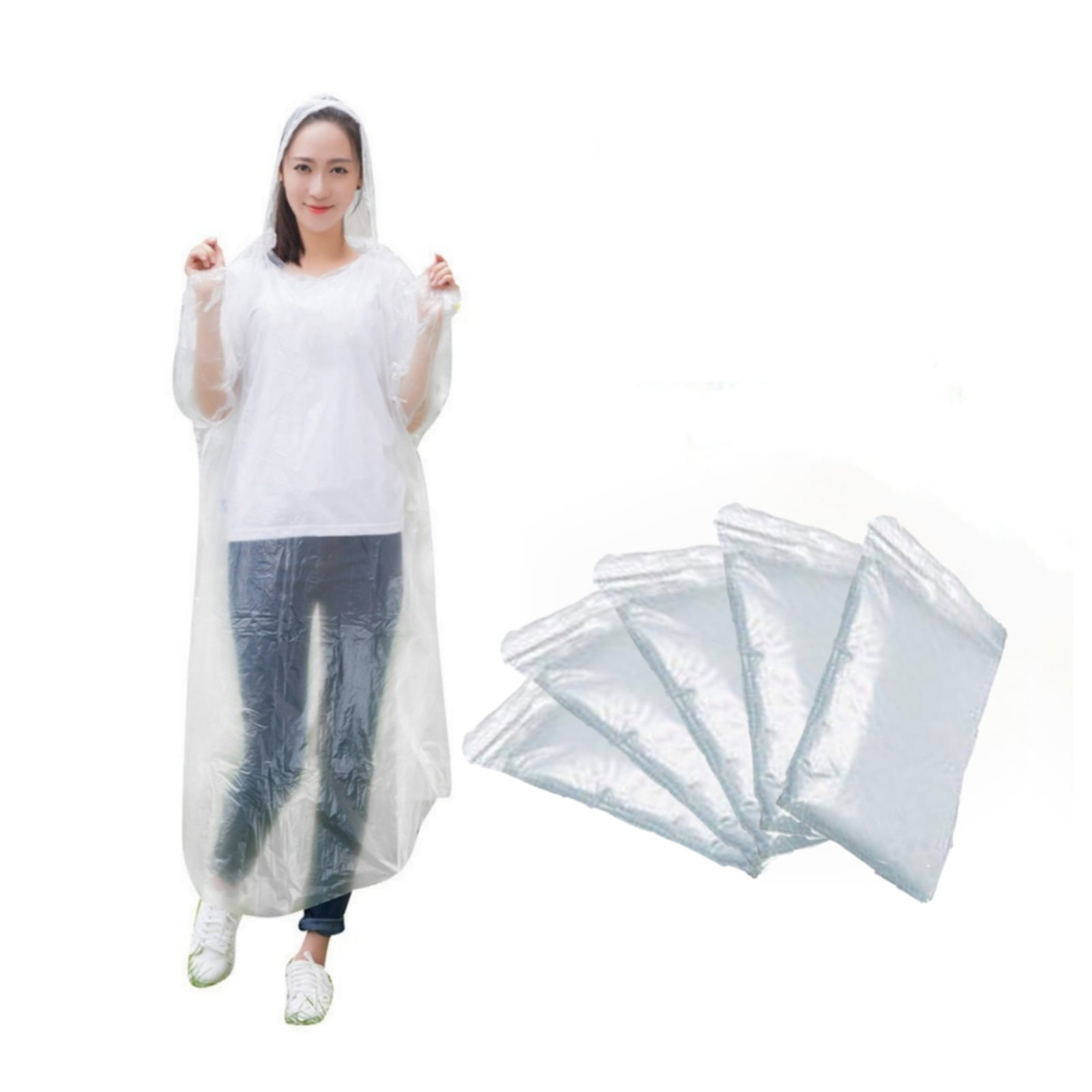 Rain Ponchos for Adults Disposable Ponchos for World 10 Pack Panchos ...