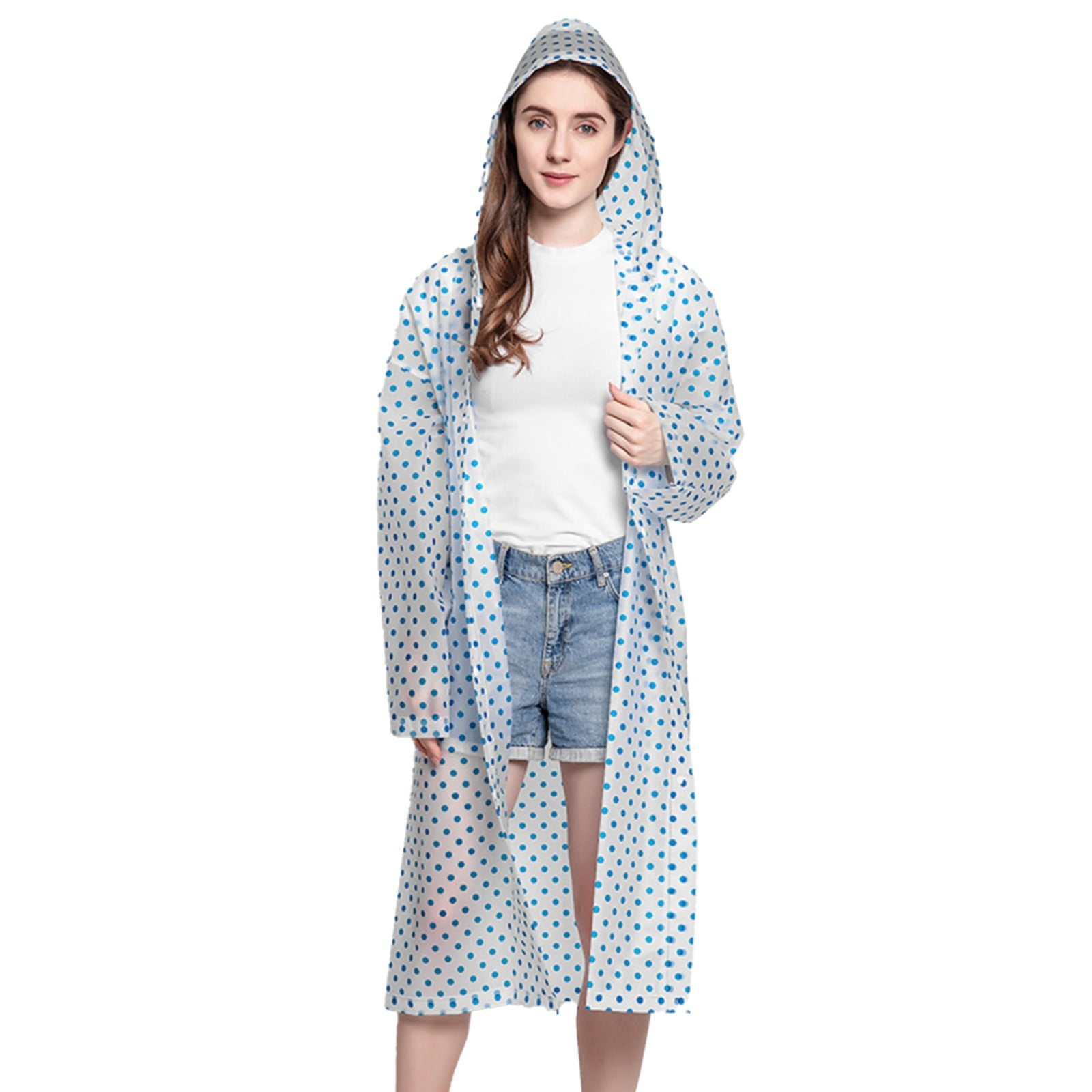 Rain Ponchos for Adults Reusable Raincoats Survival Heavy Duty Military ...