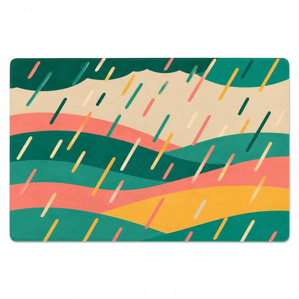 Rain Rectangle Rug for Studio Artistic Style - Walmart.com
