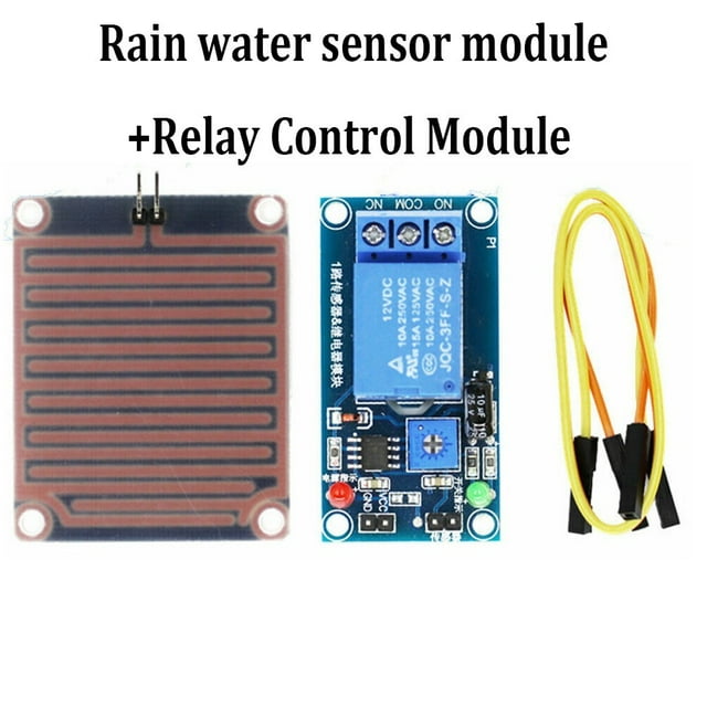 Rain Sensor 12V Raindrops Water Detection Module Raindrop for Raspberry ...
