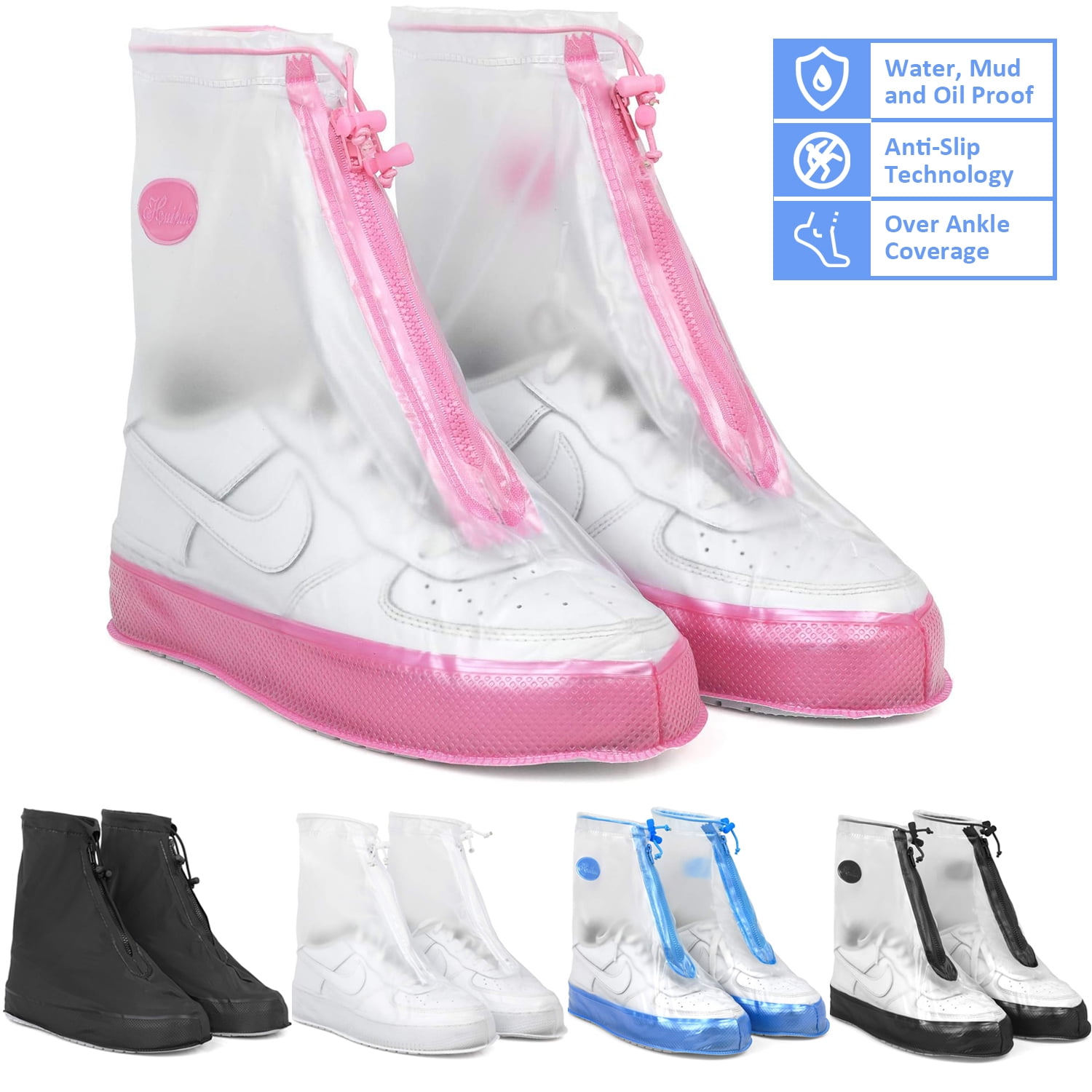 Rain Shoe Covers Waterproof Shoe Covers for Men Women Reusable Galoshes ...