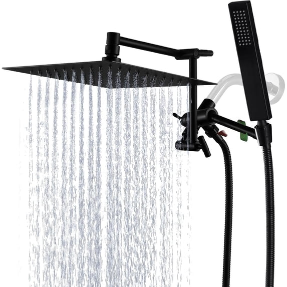 Rain Shower with Handheld Combo, 10 Inch Rainfall Shower , Stainless ...