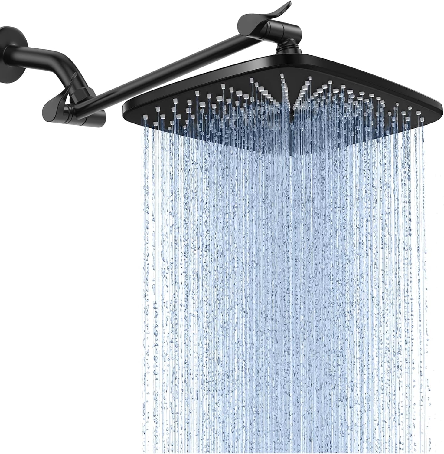 TJOUL Rain Shower Head,11.8 Inch Large Rainfall Showerhead, Adjustable ...