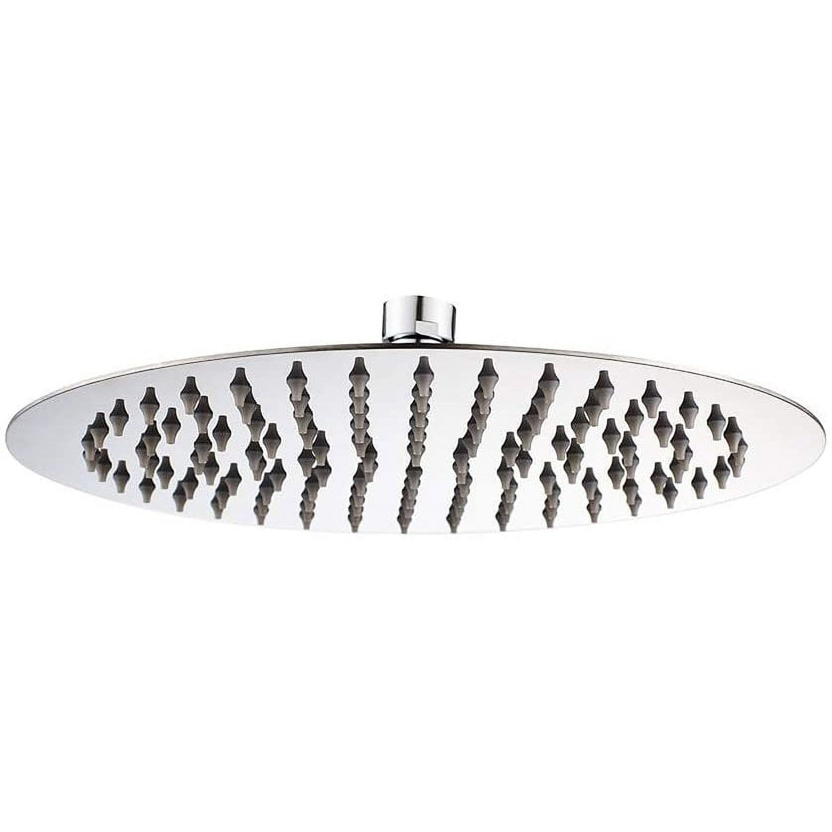 Rain Shower Head, 12 Inch Large Round Rainfall High Pressure Showerhead ...